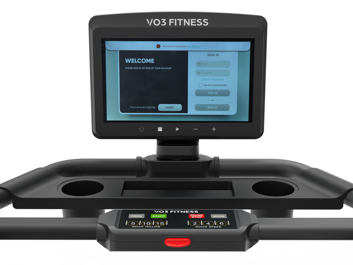 VO3 Fitness T50e Folding Treadmill – VO3fitness